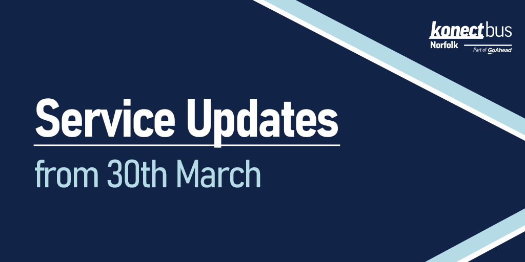 Service Changes - March 2025 - konectbus